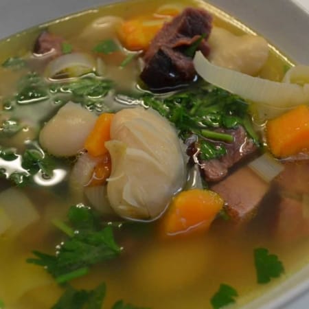 Fleischsuppe mit Lamm - weight-fighters.com